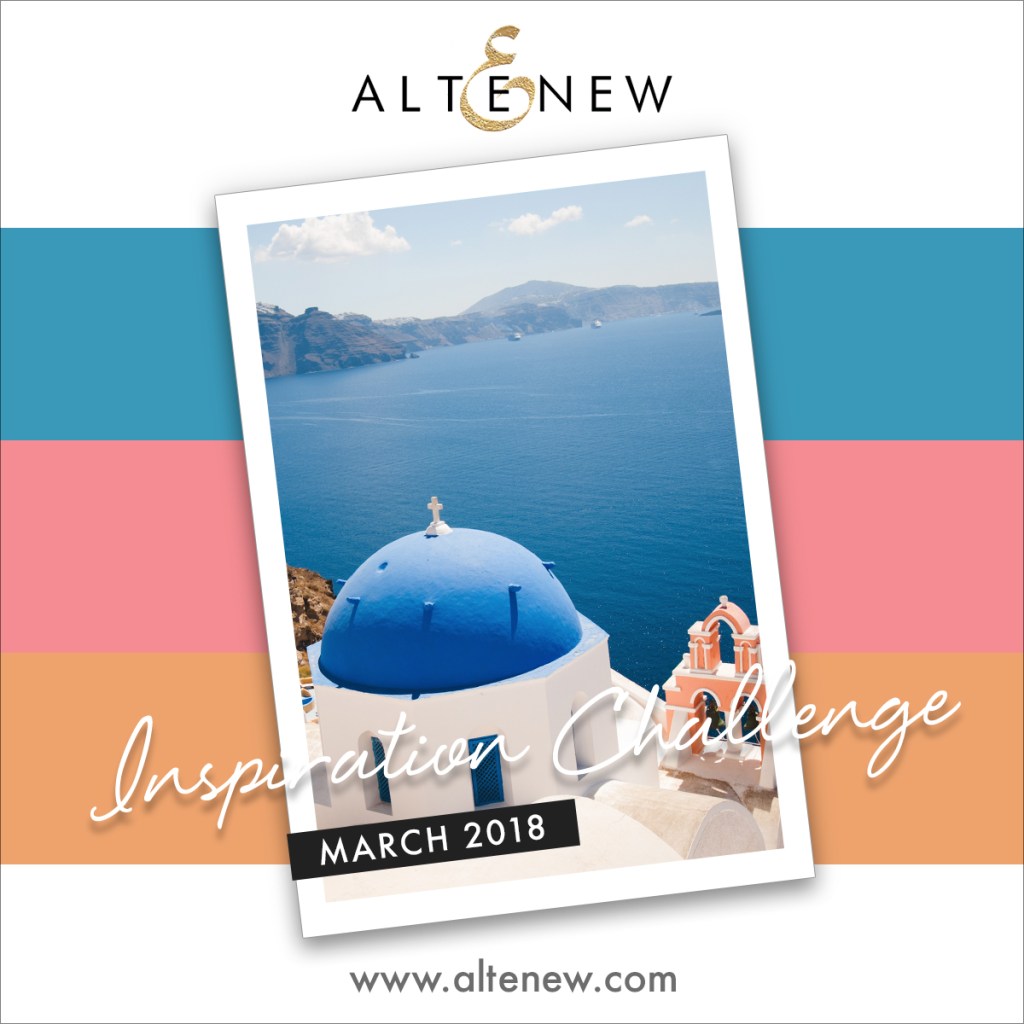 desert diva : Altenew March 2018 Challenge