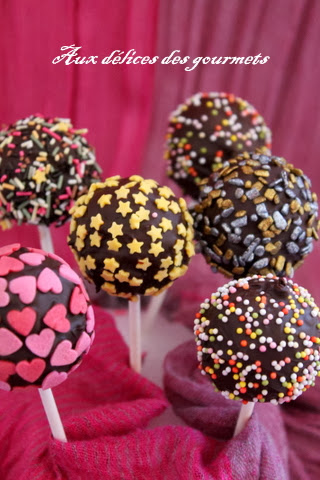 Aux délices des gourmets: POP CAKES AU CHOCOLAT
