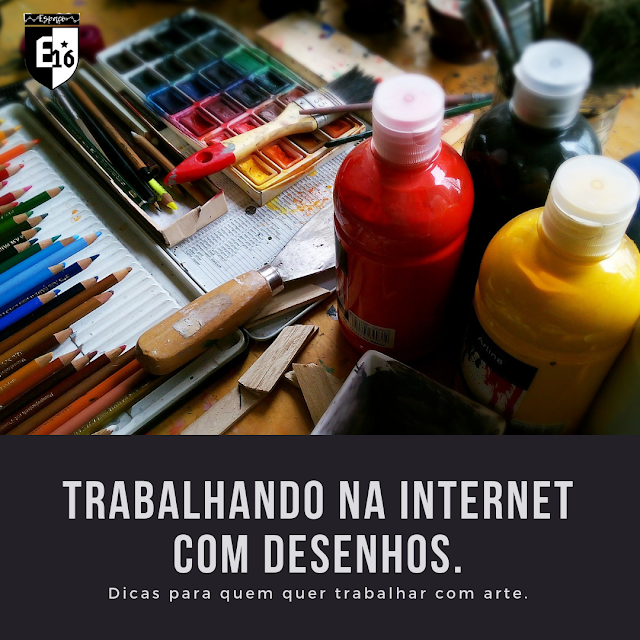 Trabalhar com desenhos na internet. | Empreendendo aos 16