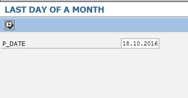 Amarmn.com - SAP ABAP, SAP UI5, SAP Fiori: DISPLAY LAST DAY OF A MONTH
