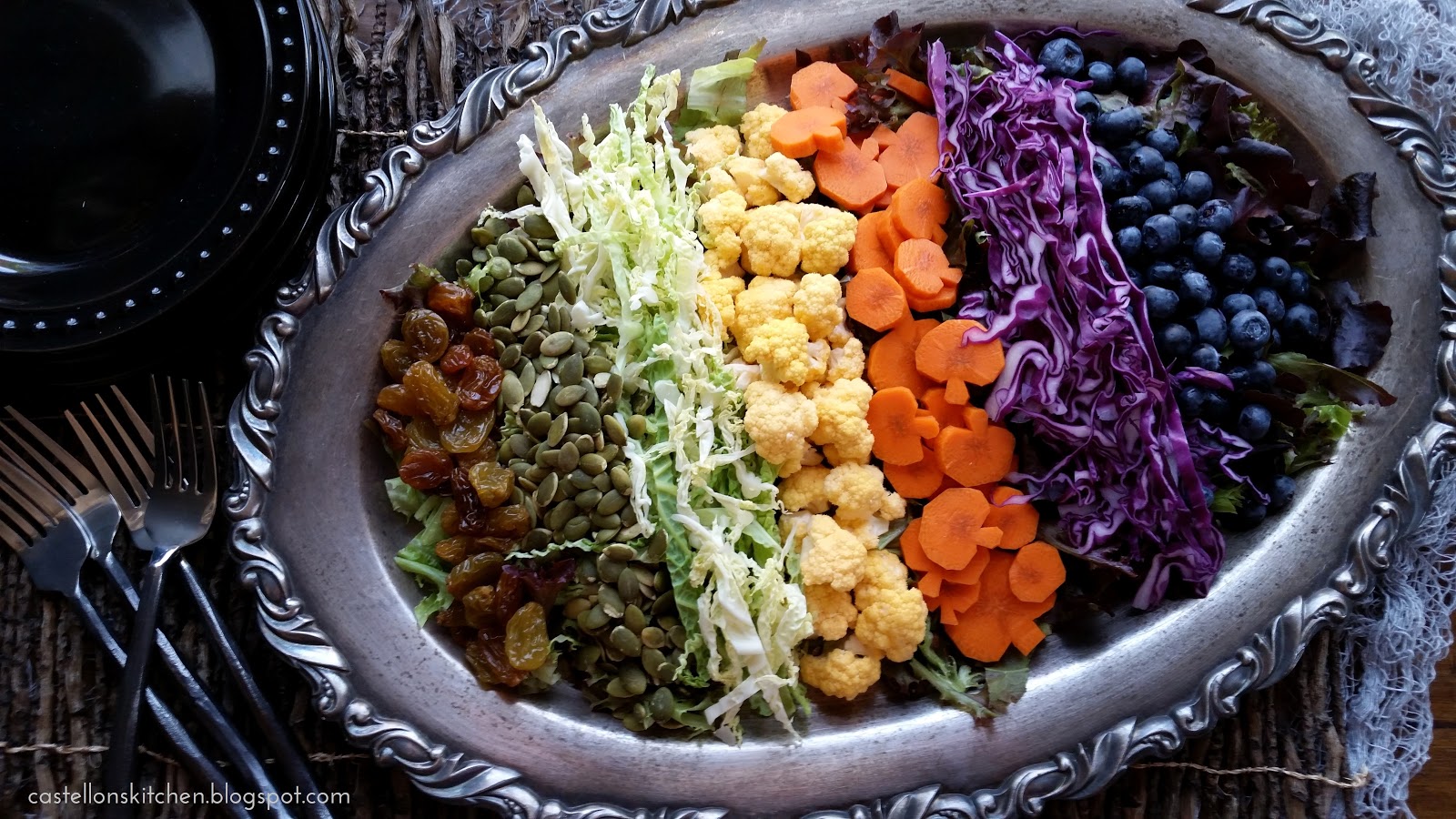 Castellon's Kitchen: Autumn Rainbow Salad