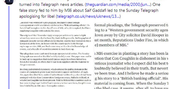 Raedwald: Con Coughlin 'owned' by Owen Jones