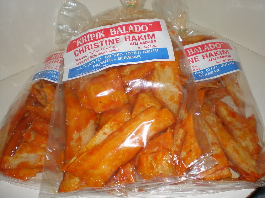 OLEH-OLEH KHAS SUMATERA BARAT: Keripik Balado Khas Padang