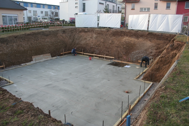 Bauen auf dem Ringelberg: Der erste Beton