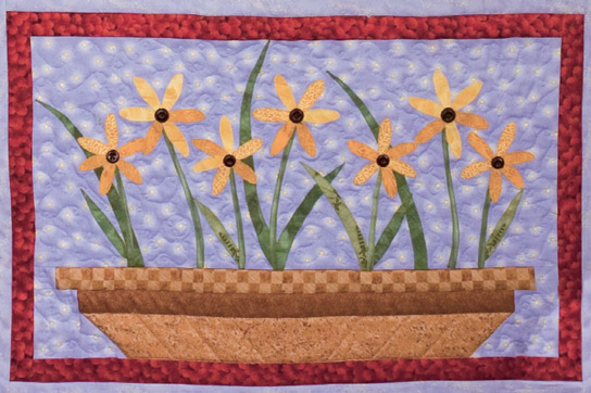 Confraria Do Patchwork: Bloco do mês - Favorite Flowers (Debbie Mumm)