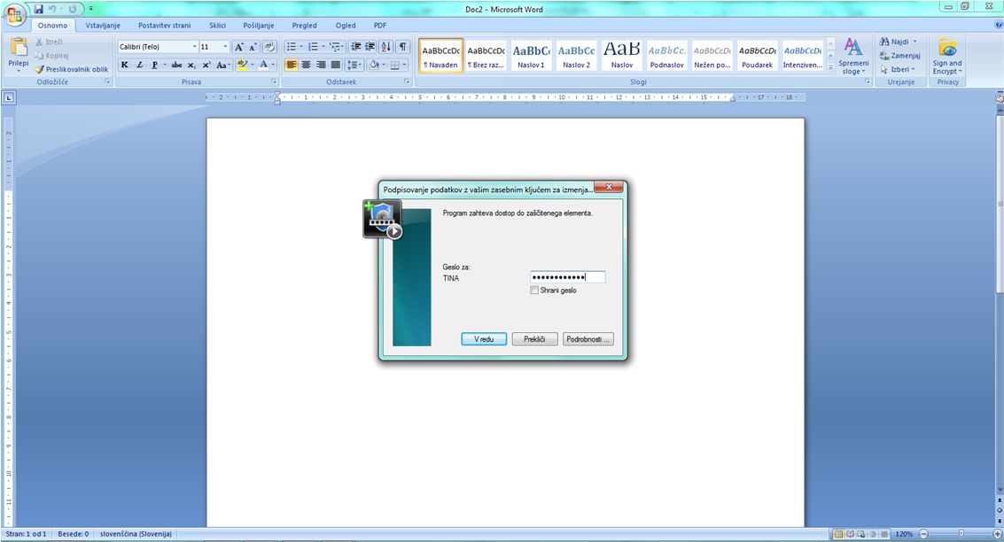 informatika v sodobni družbi: DIGITALNI PODPIS
