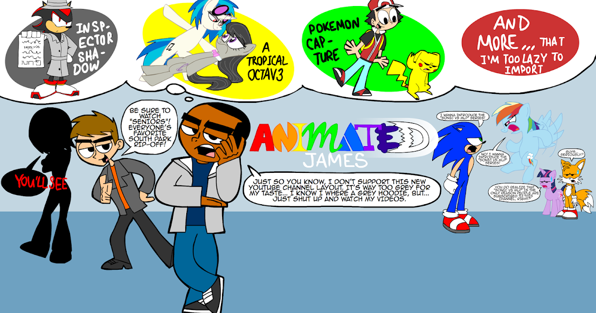 My Random Blog: Animated James