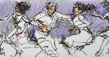 Connie Chadwell's Hackberry Street Studio: Cool Jive - original ink and ...