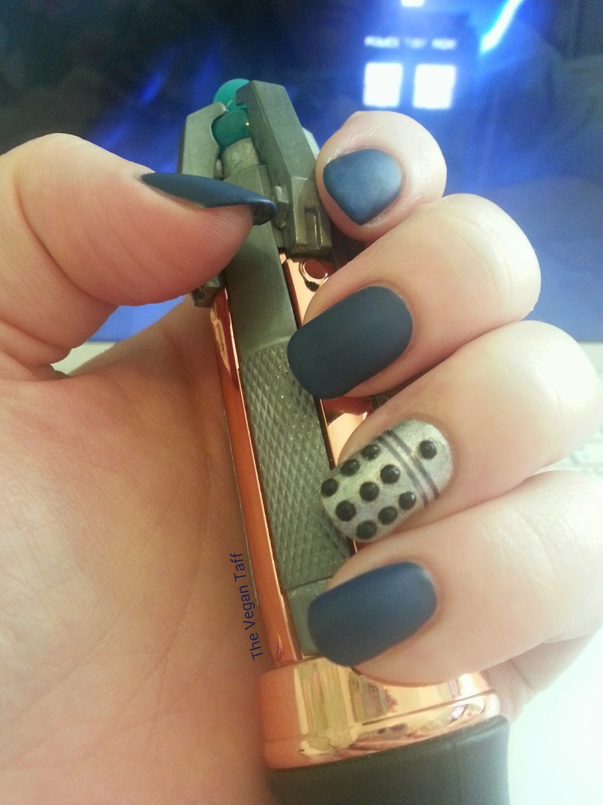 Manicure Monday | Doctor Who Nails | The Vegan Taff