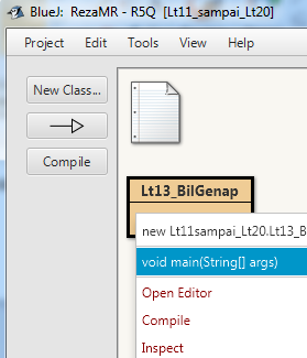Membuat Coding Bilangan Genap Menggunakan BlueJ - Backspace