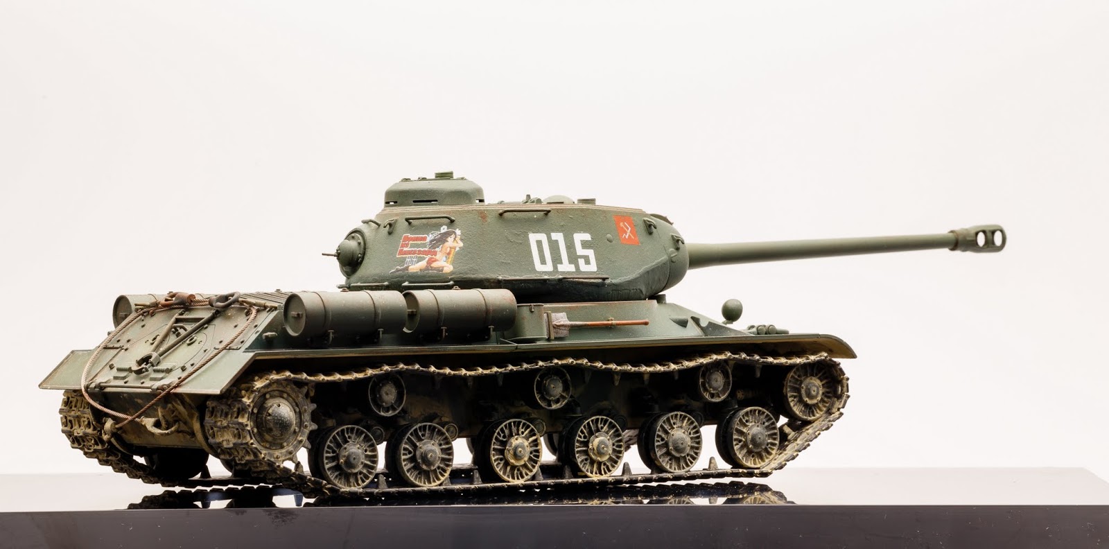LST MODEL WORK: 1/35 Tamiya 蘇俄重型坦克 IS-2 Танк вперед