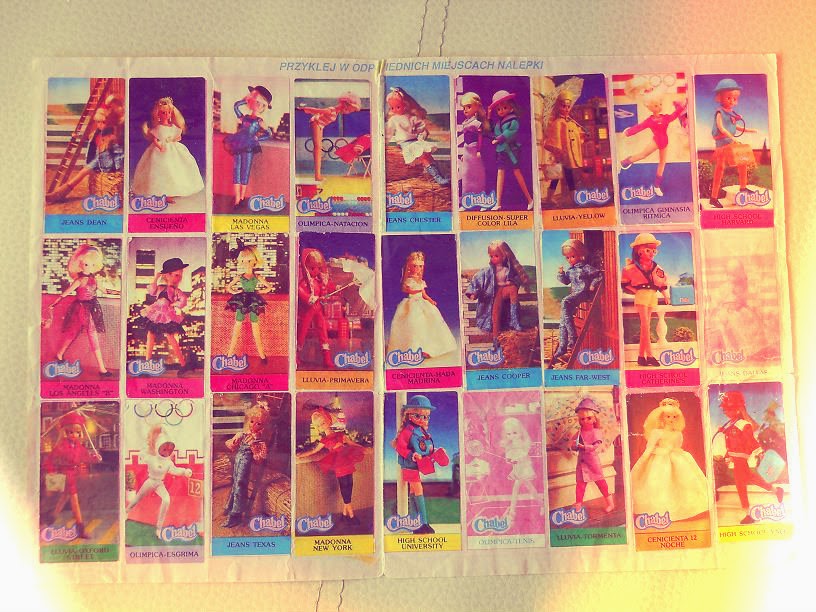 Back to the past: Naklejki Chabel