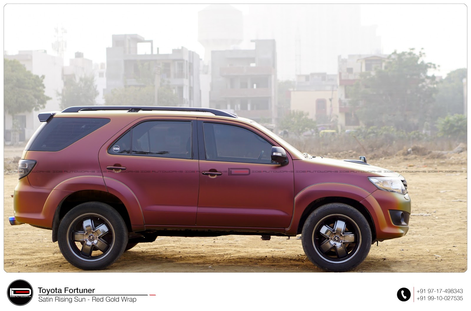 Toyota Fortuner - Color Flow Wrap | IDE Autoworks