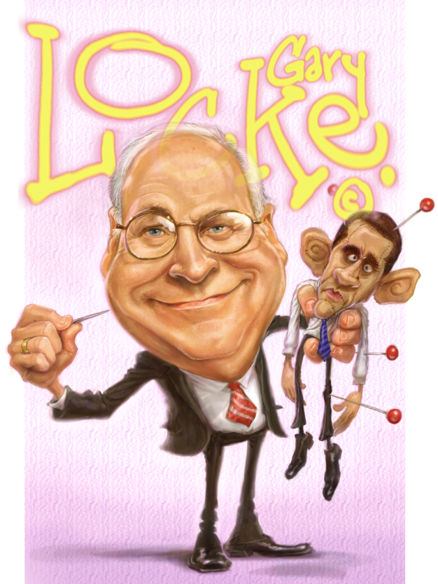 THOSE BOWLING IGUANAS: i got to draw DICK CHENEY a few years ago