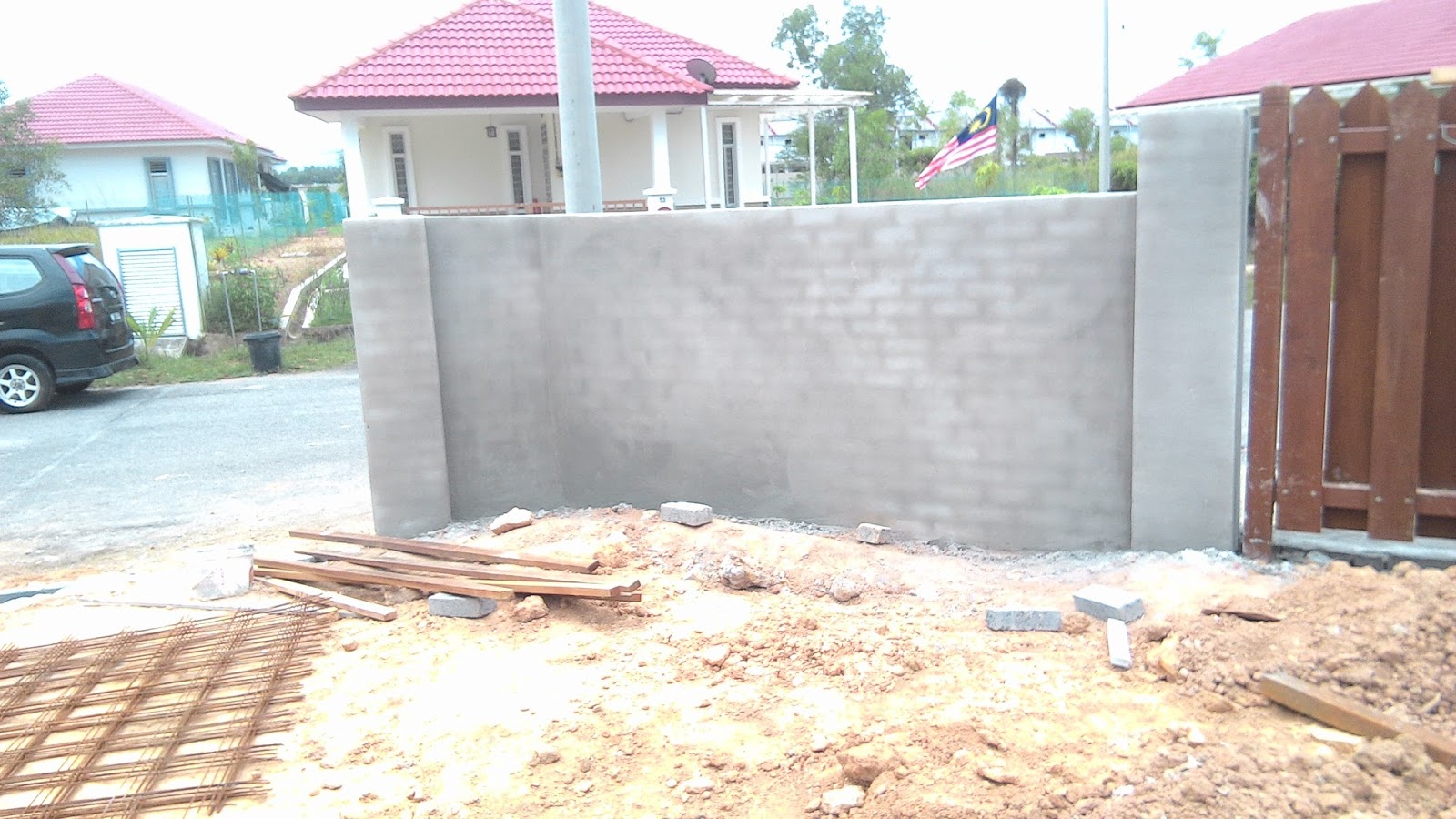 AWNING PAGOLA DAN GRILL : AKADEMIA- MEMASANG TILE PORCH, TIANG & TEMBOK ...