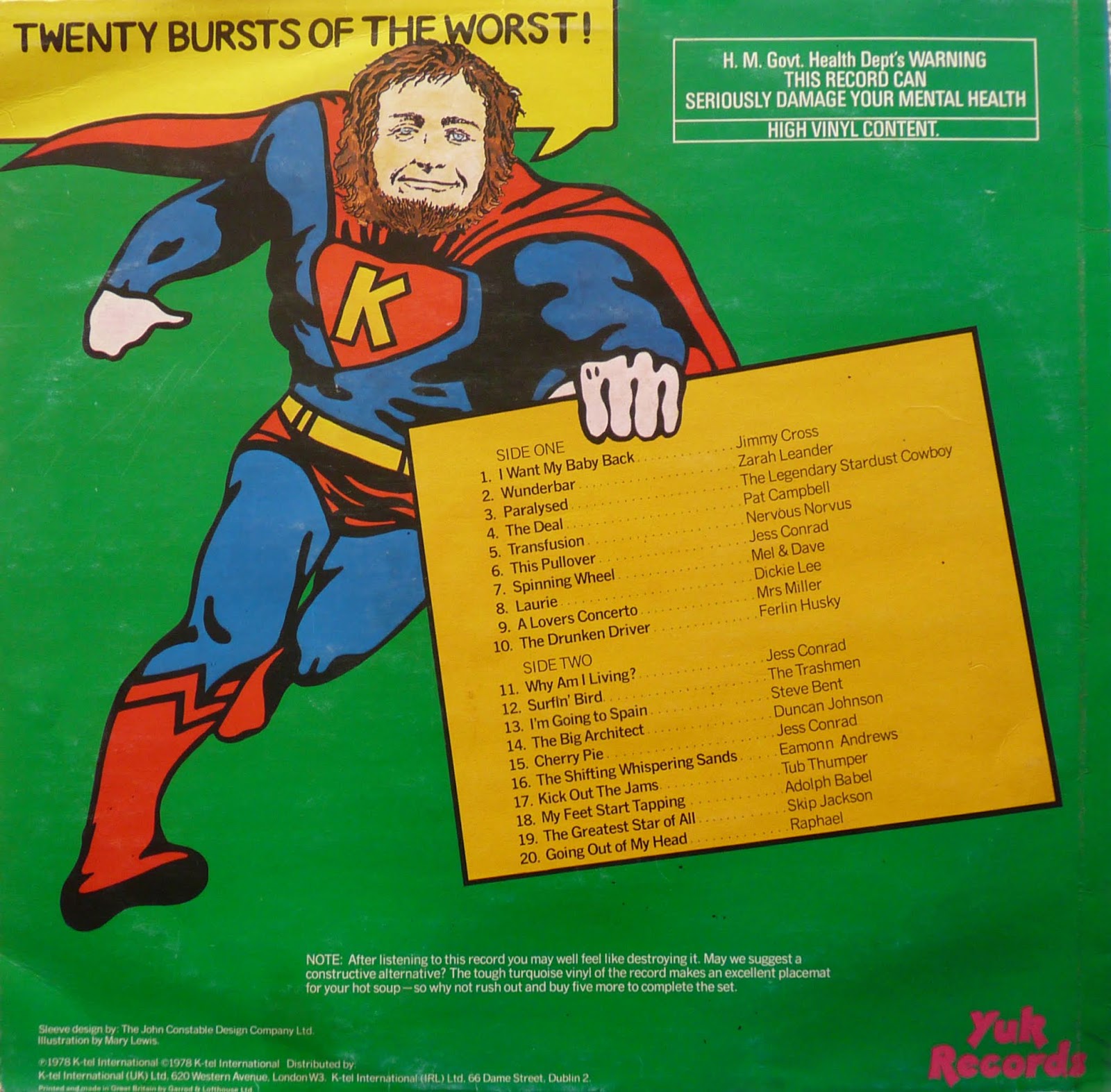 The Vinyl Curator: Kenny Everett - The World's Worst Record Show