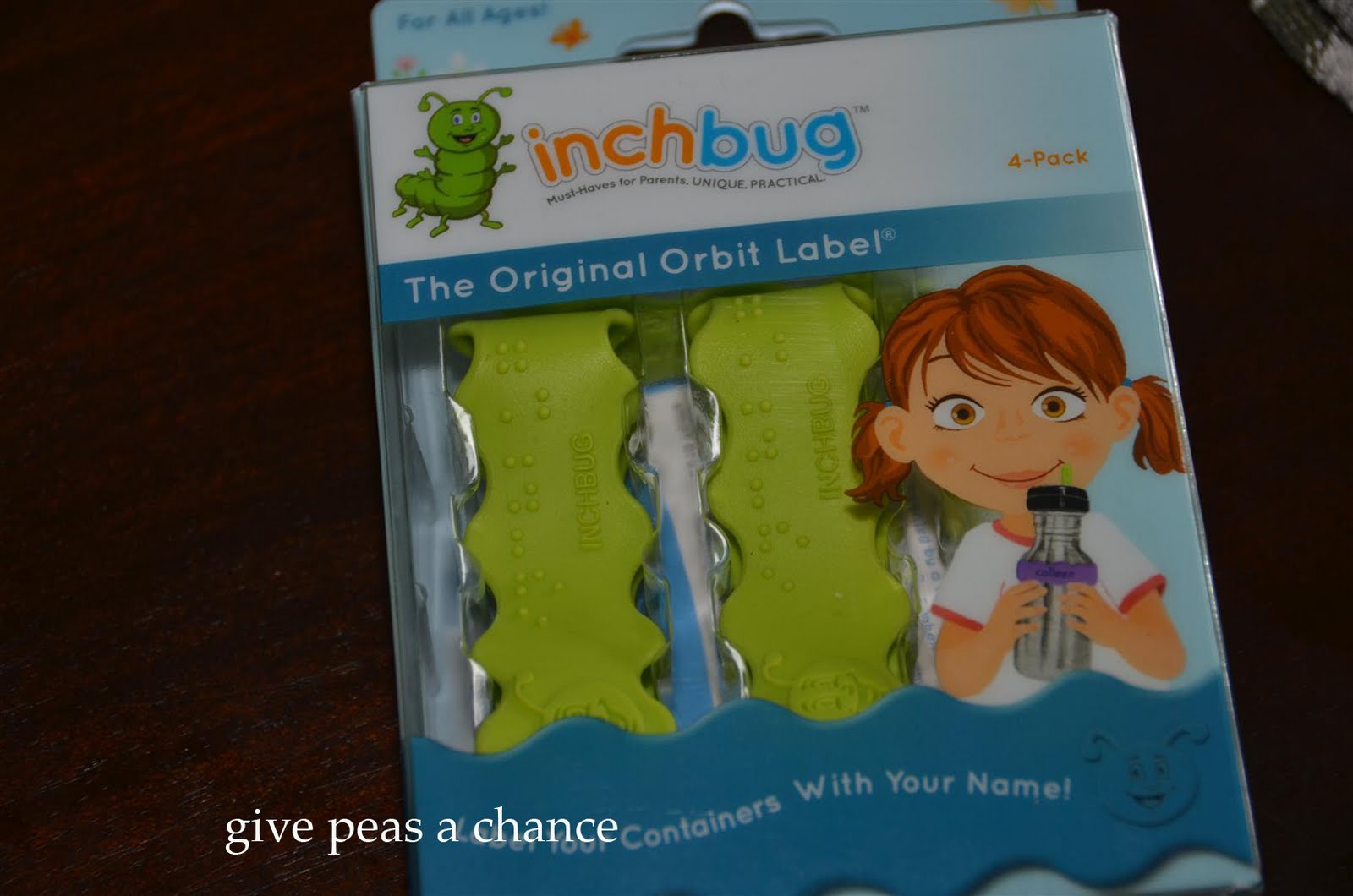 Give Peas a Chance: Inch Bug Bumpy Orbit Labels- GIVEAWAY