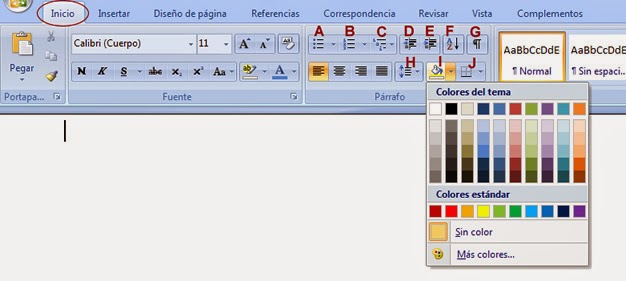 informatica basica : pasos para entrar a word