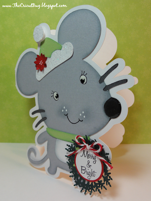 The Cricut Bug: Merry Mouse Shape Card