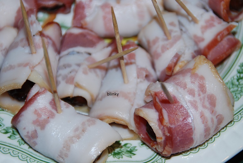 Las Recetas de Blinky: Datiles con bacón
