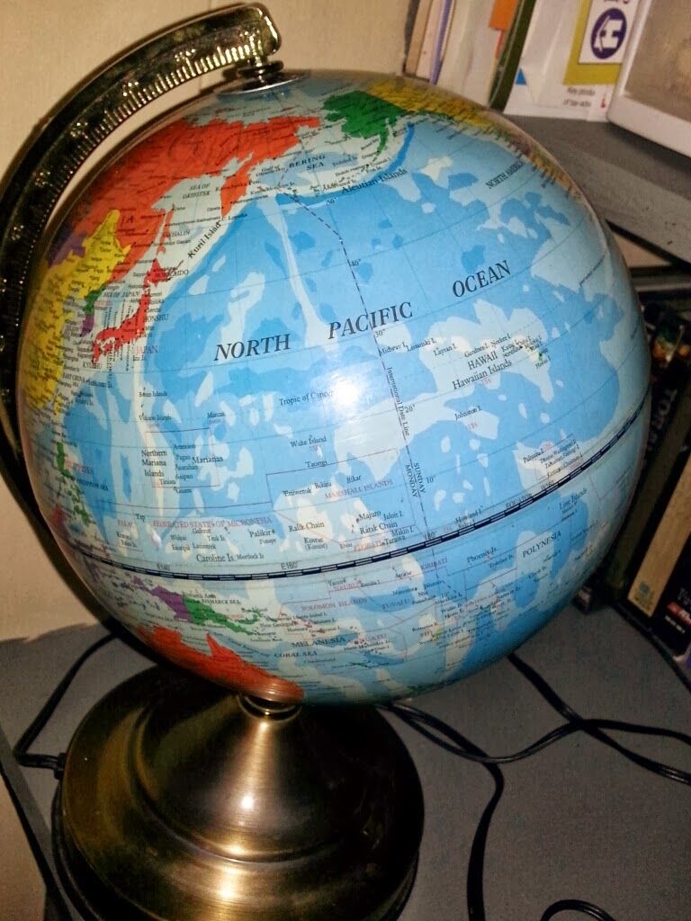 Junkin4Humanity Blog Log: How to Cut A World Globe In Half For A ...