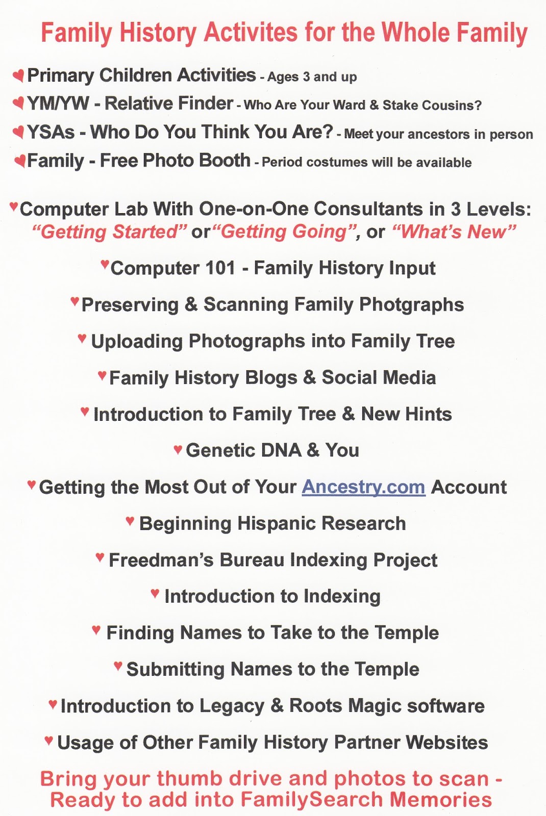 Jana's Genealogy and Family History Blog: "Turning Hearts to the ...