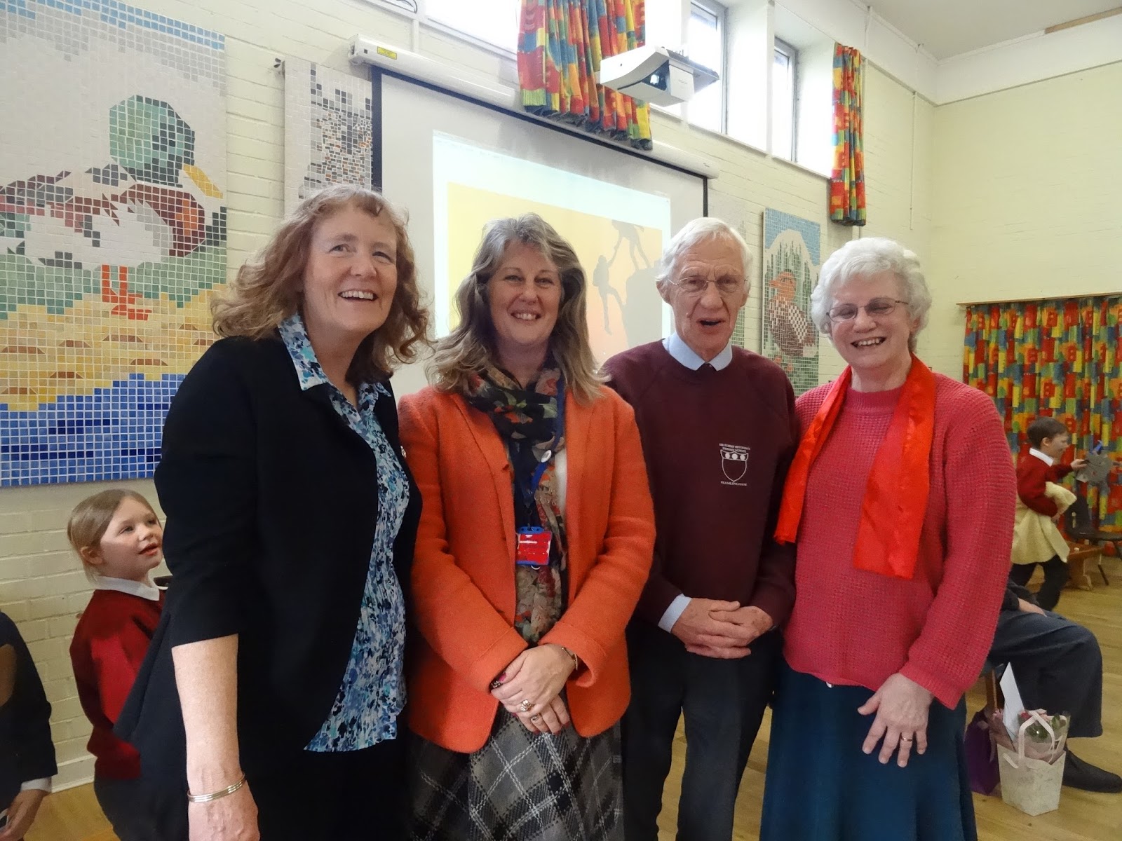 Hitcham's Blog: Mrs Chapman- school cook for 25 years - retires.