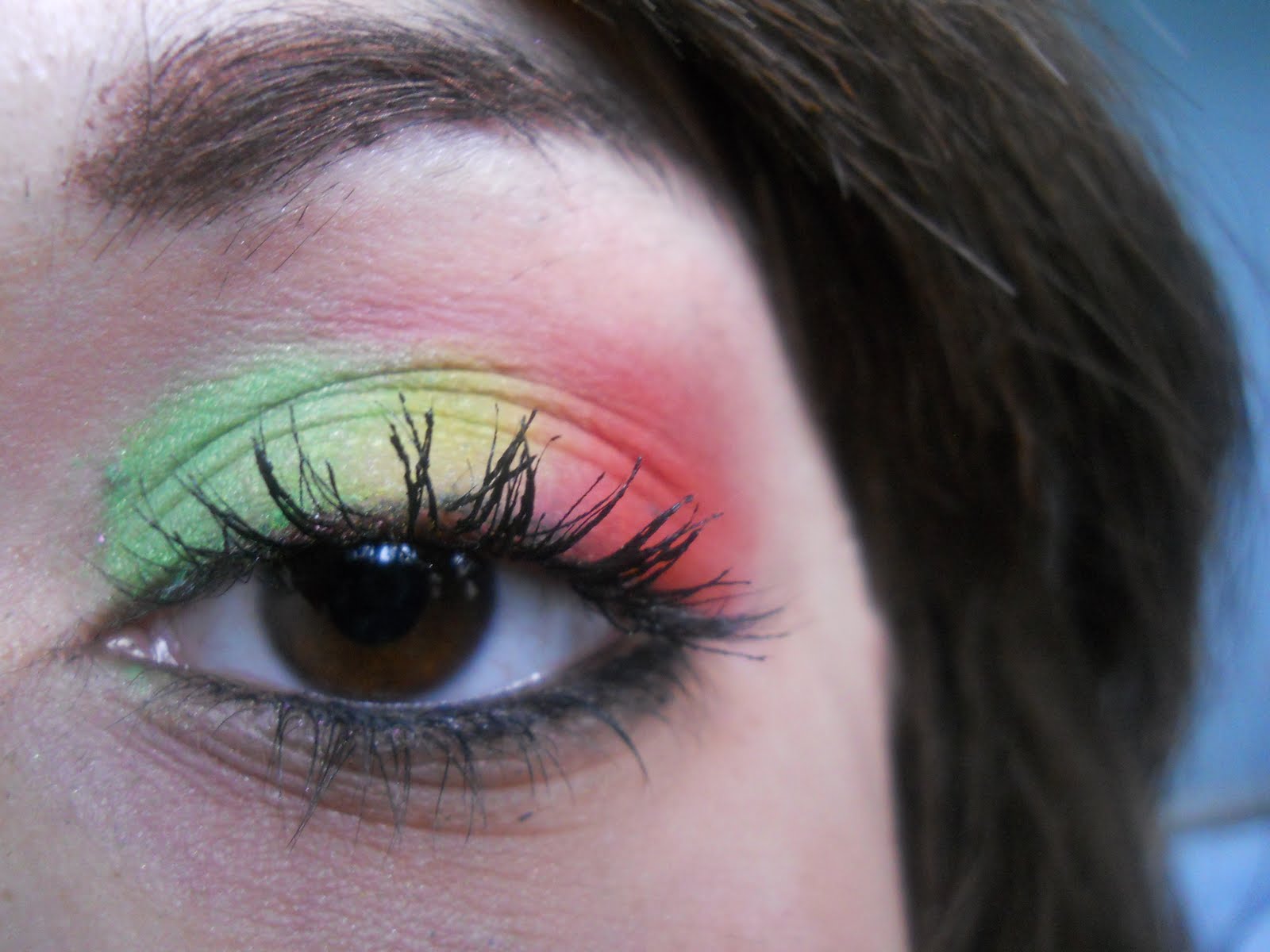 Electric Beauty: RASTA makeup