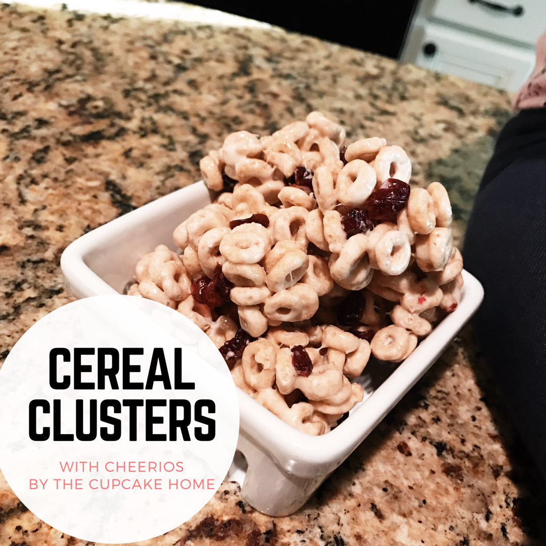 Cereal clusters with Cheerios | the cupcake home