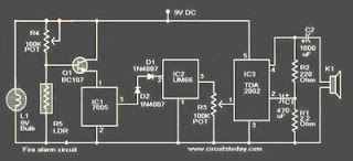 Fire detection alarm circuit using LDR ~ World Electricity