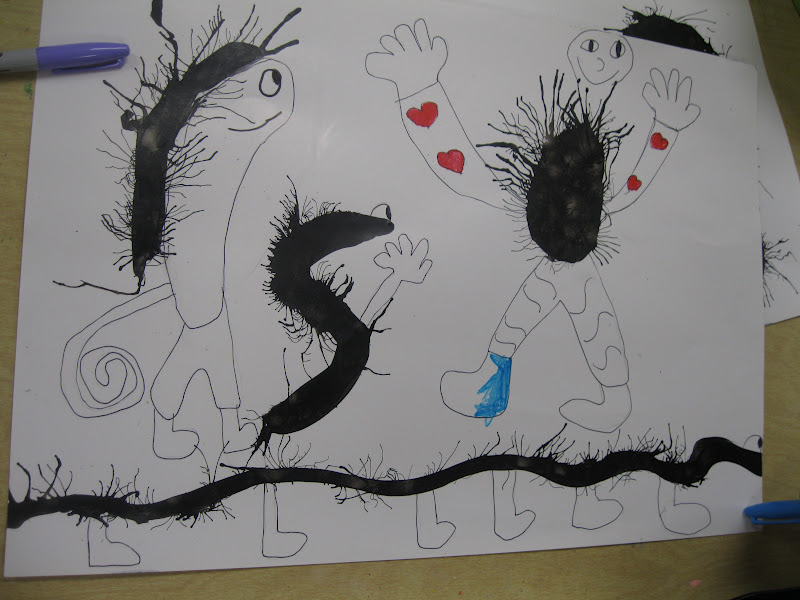 The Art Room at The Falcon Academy of Creative Arts: 4th grade art