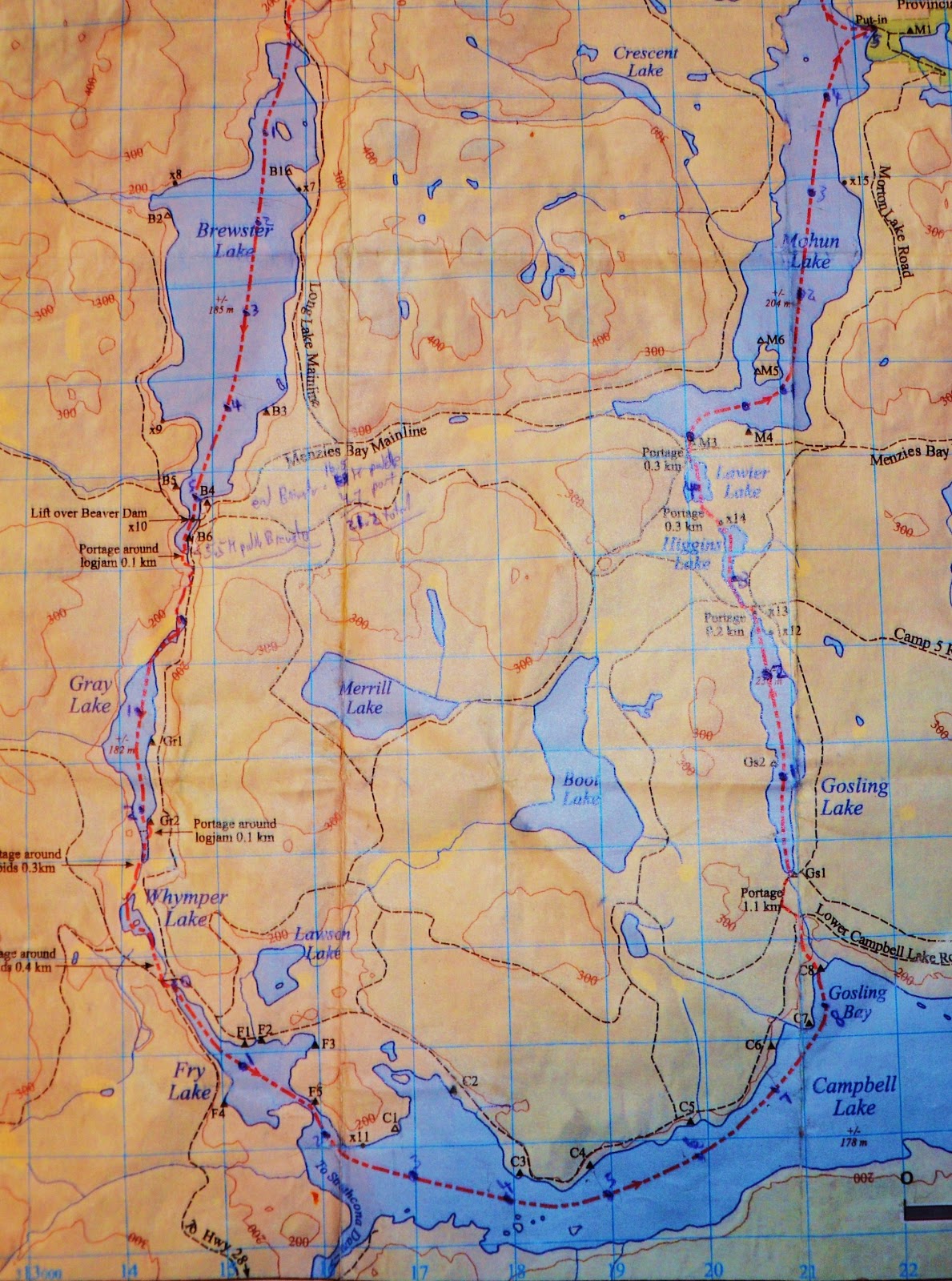 Paul's paddling : SUP'ing the Sayward Forest Canoe Circuit