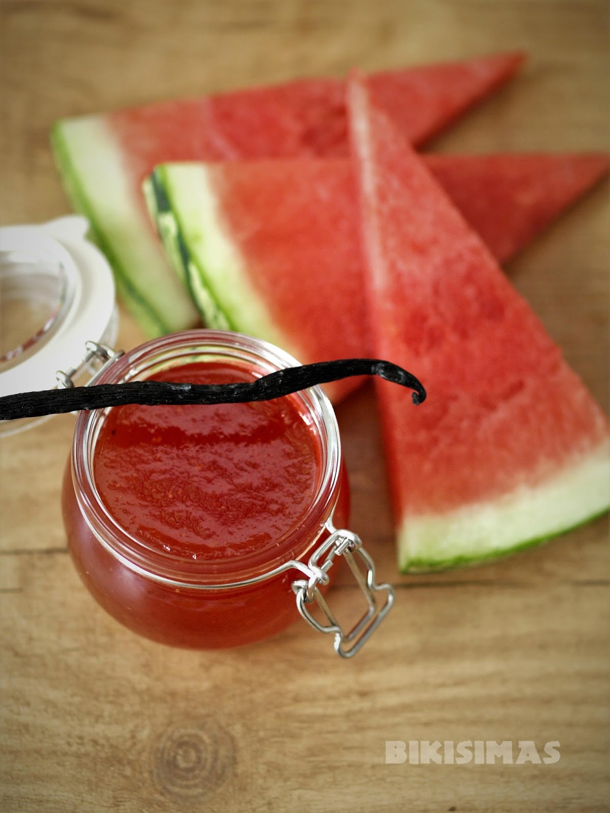 Bikísimas: MERMELADA DE SANDÍA Y VAINILLA