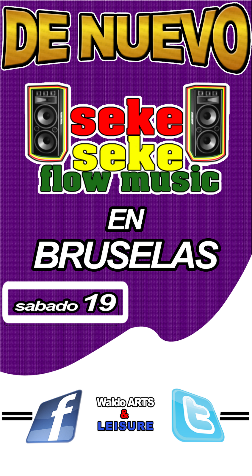 SEKE SEKE FLOW MUSIC: ESTE SABADO 19 SEKE SEKE EN BRUSELAS