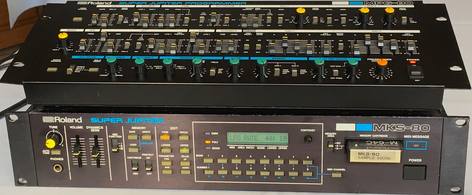 MATRIXSYNTH: Roland MKS-80 Super Jupiter with MPG-80 Programmer