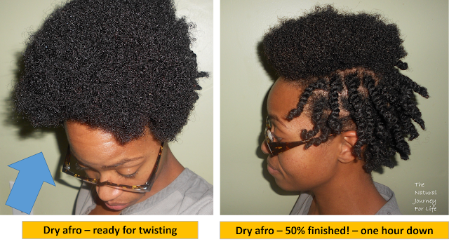 The Natural Journey For Life: The Hair Journey: Chunky Afro - Dry Twist ...