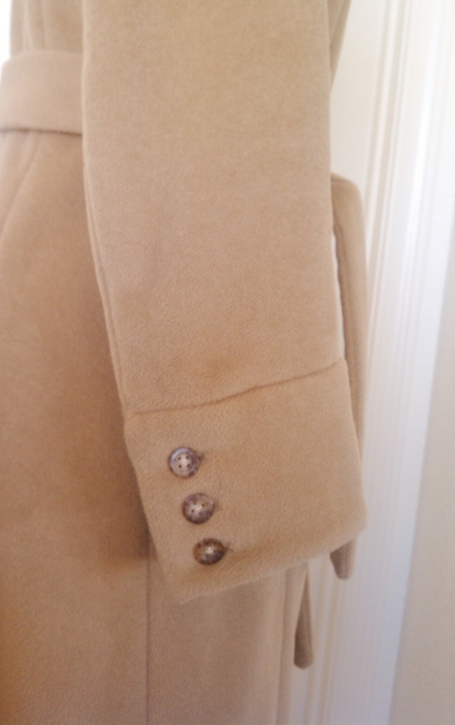 My Cat Loves Food and Fabric: Vogue 7979 (out of print) Cashmere Coat