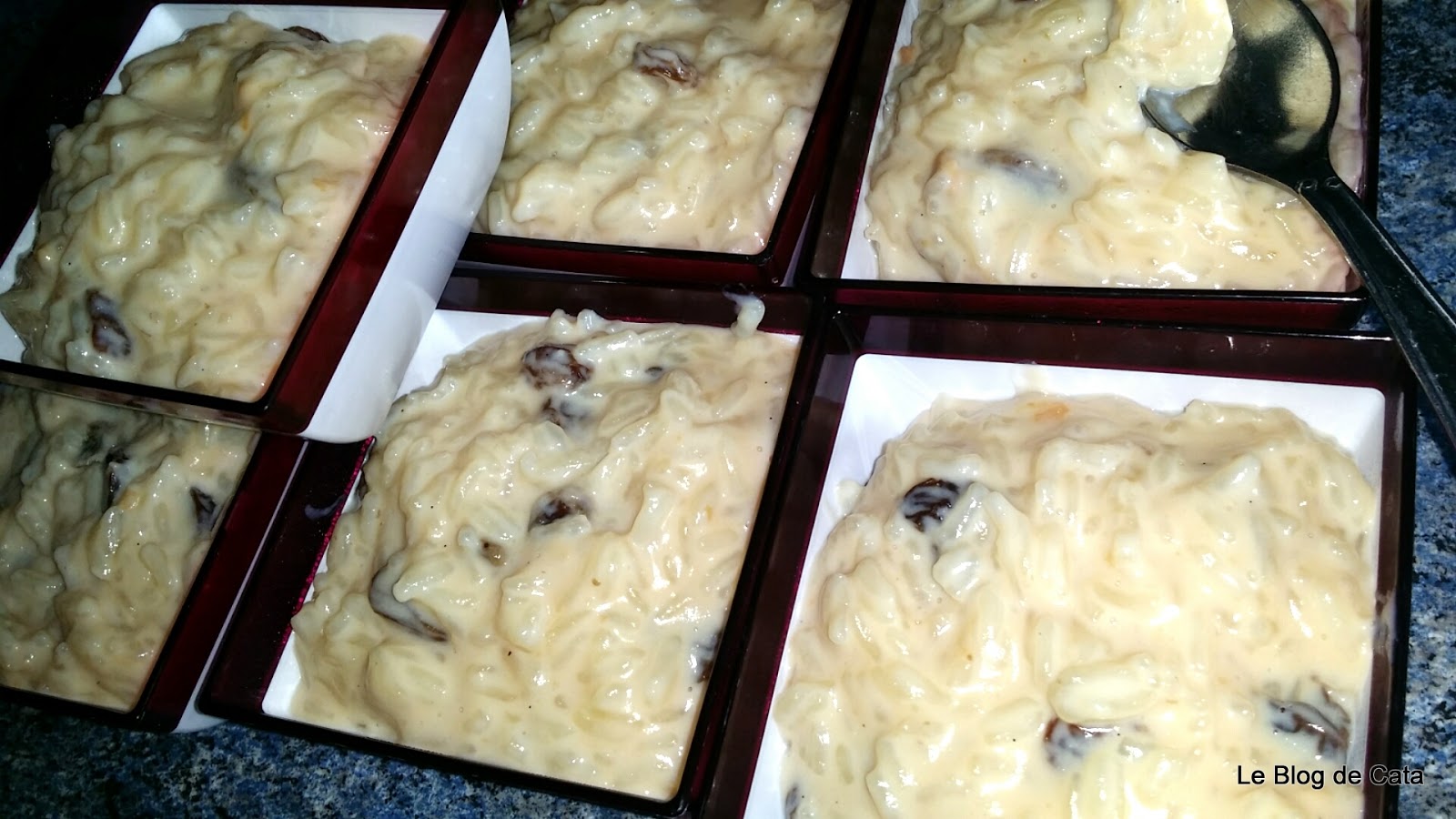 Le blog de Cata: Riz au lait aux raisins secs et au rhum