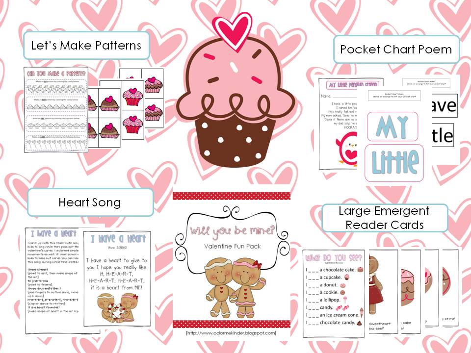 Valentine Fun Pack, Glyph, Giveaways & a Sweet Award | Color Me Kinder