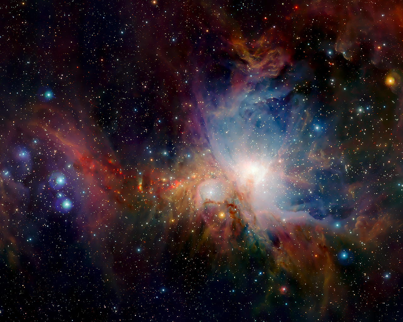 HQ Wallpapers Arena: Amazing Colorful Milky Way