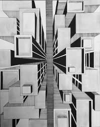 The Wheeler Art Blog: Instructional: One Point Perspective Tutorial