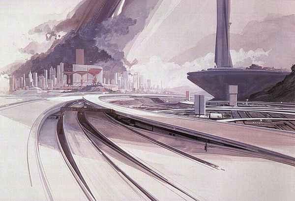 Retrofuturism - Design and Art : Retrofuturistic City and Architecture