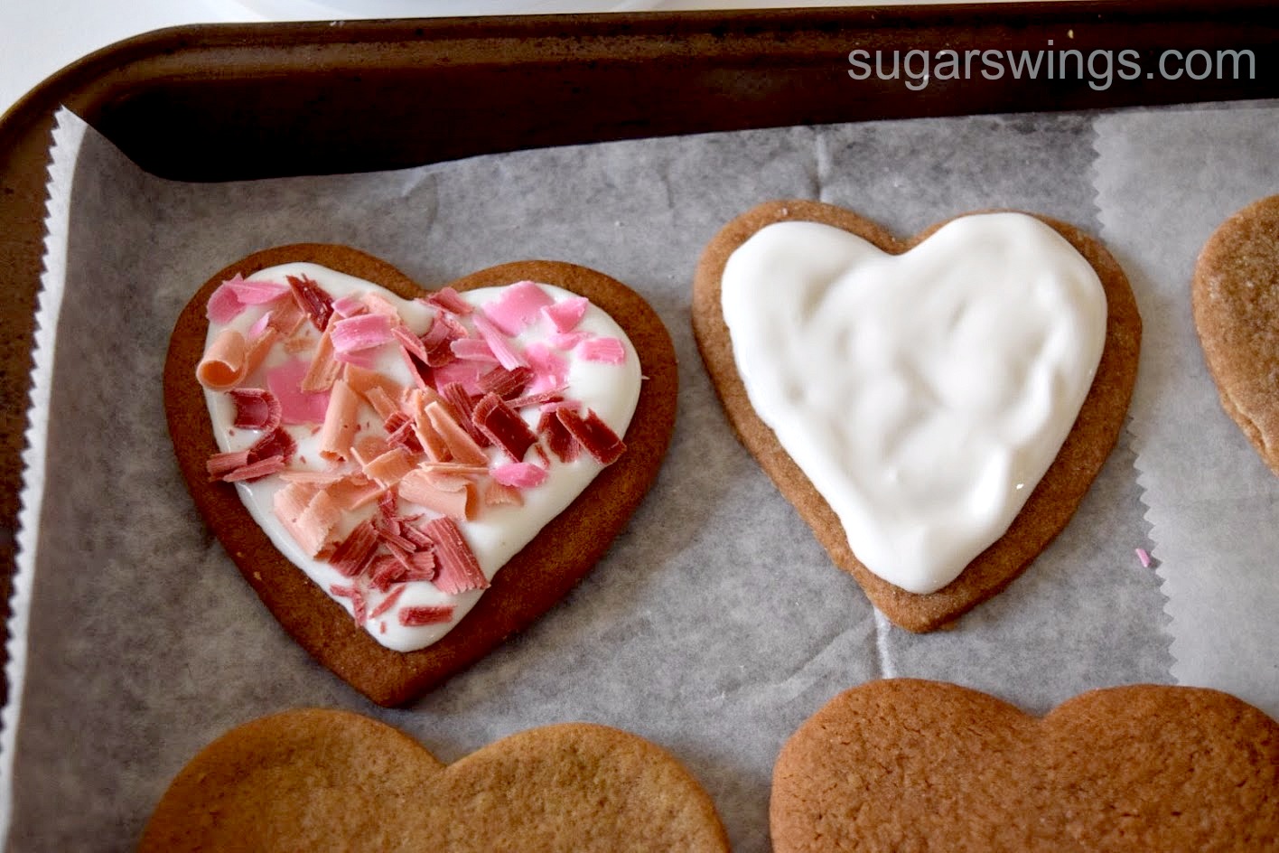 Sugar Swings! Serve Some: Gingerbread Heart Cookies with Rainbow Candy ...