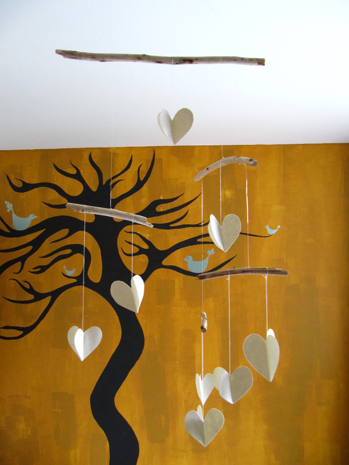 DIY ~ Heart Mobile