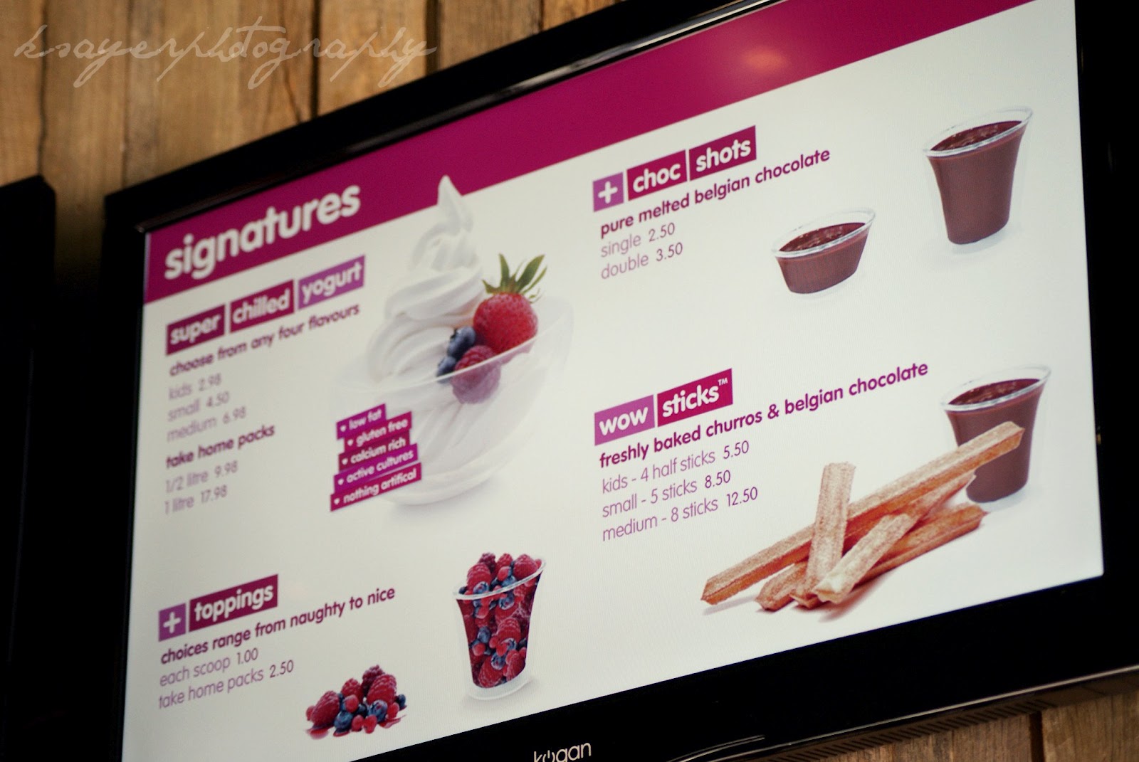 Southern In Law: Saturday Spotlight: Wowcow Frozen Yogurt, Newtown Sydney