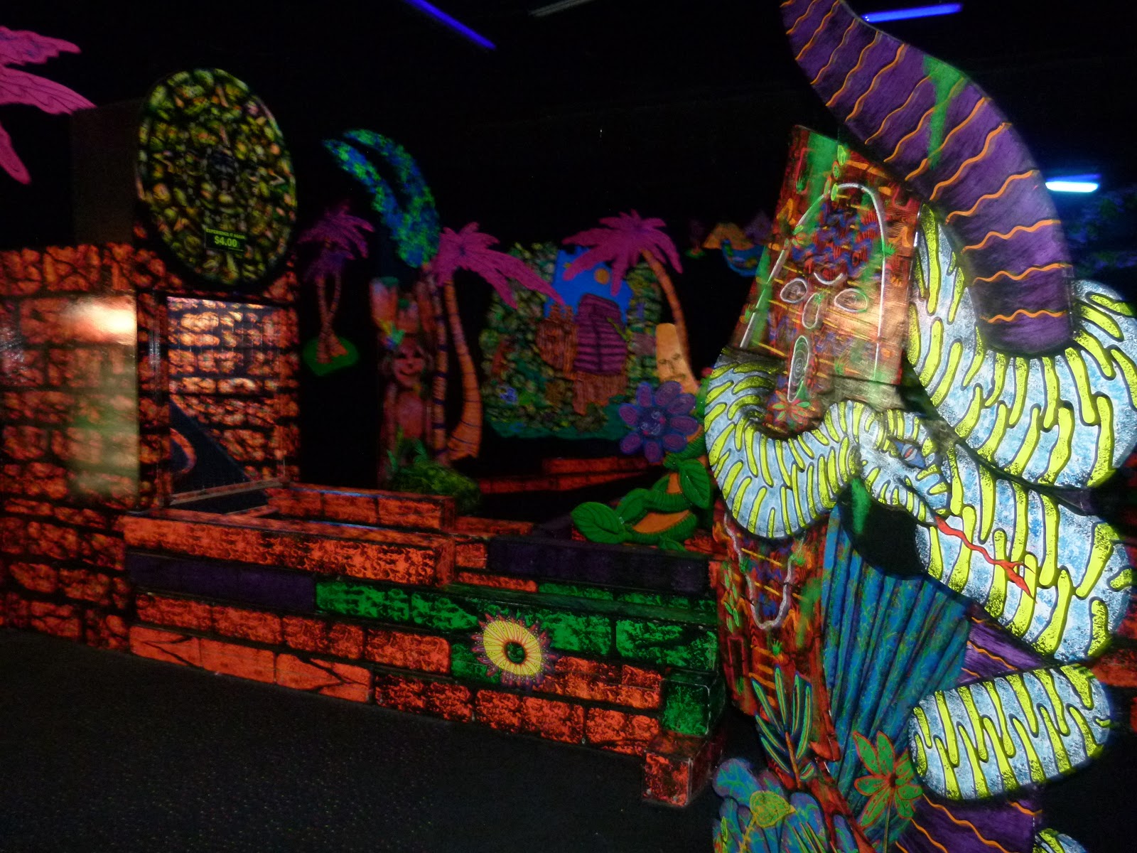 Things To Do In Los Angeles: Putting Edge Glow in the Dark Mini-Golf
