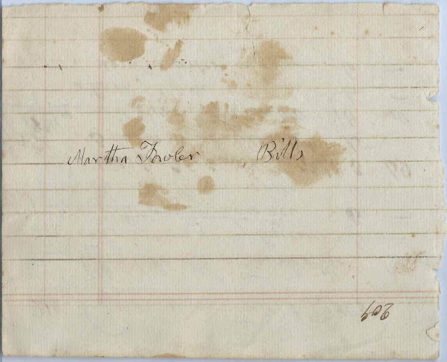 Heirlooms Reunited: 1823 Document from Danvers, Massachusetts: Mrs ...