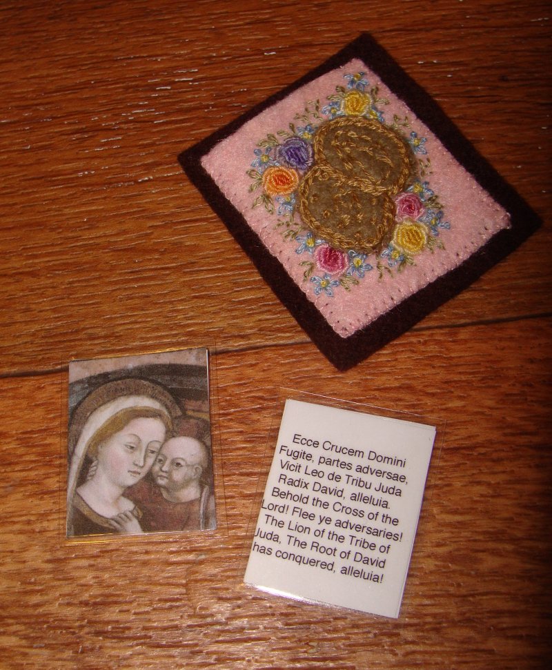 Under Her Starry Mantle: My Scapular Craft