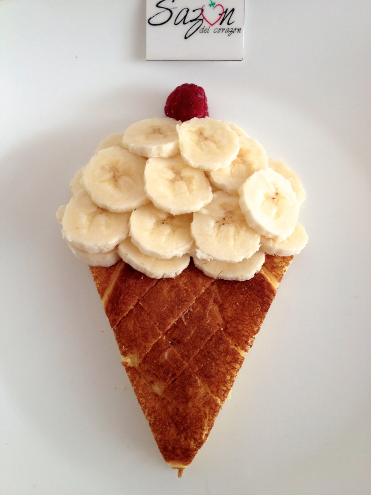 Sazón del corazón: Cono de hot cake