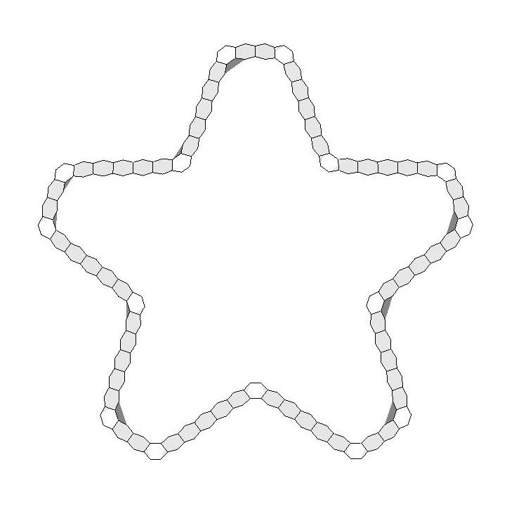 THE BEADED MOLECULES 串珠分子模型的美妙世界: Carbon star and other clover-shaped ...